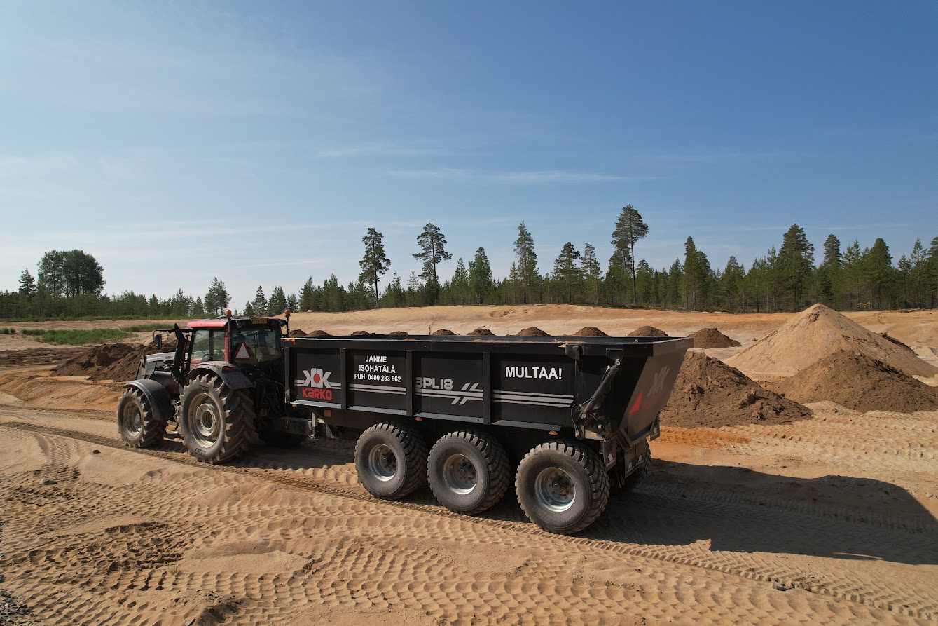 KARKO maansiirtopuskuvaunu 2PL10 - KK-Module